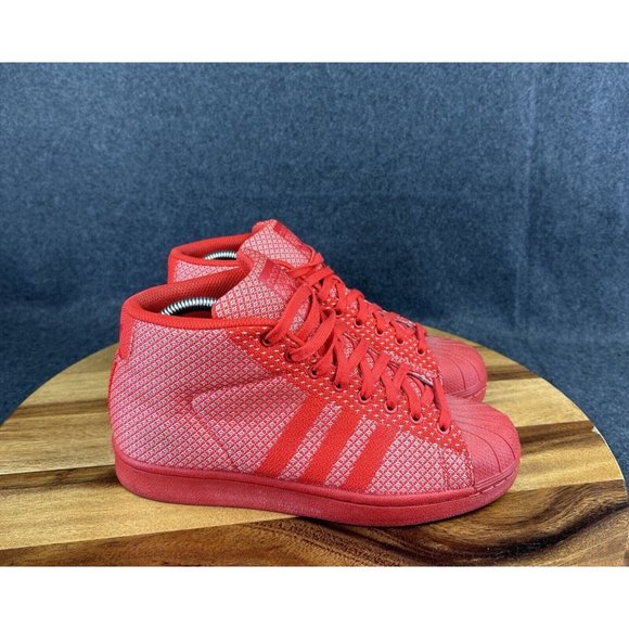 adidas | Shoes | Adidas Originals Pro Sz 65 Model Weave Red Basketball ...